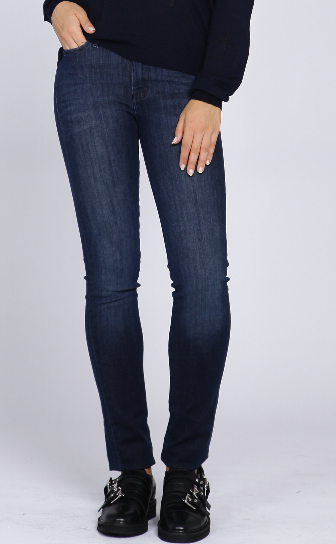 7 For All Mankind-7 For All Mankind Lacivert Jean Pantolon