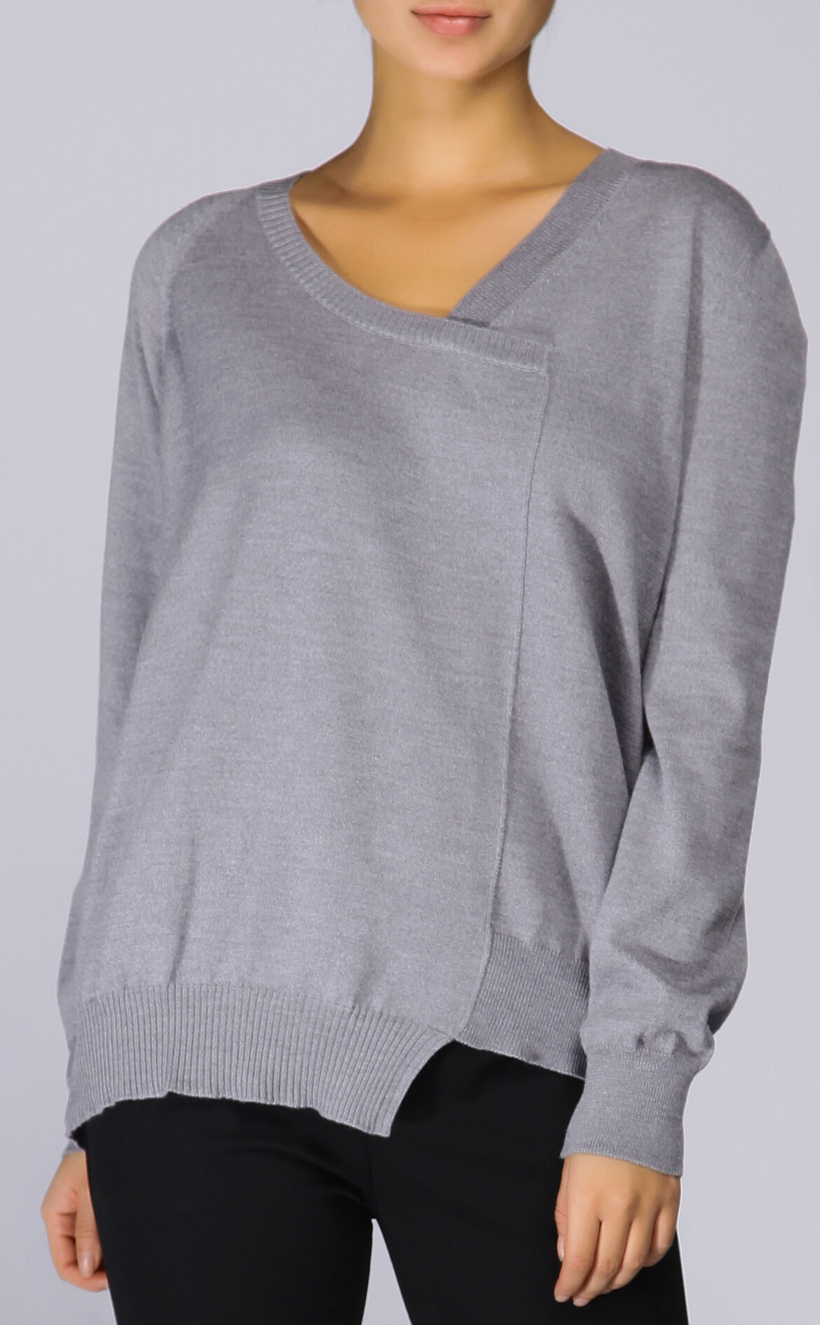 Maison Margiela-Maison Margiela Gri Kazak