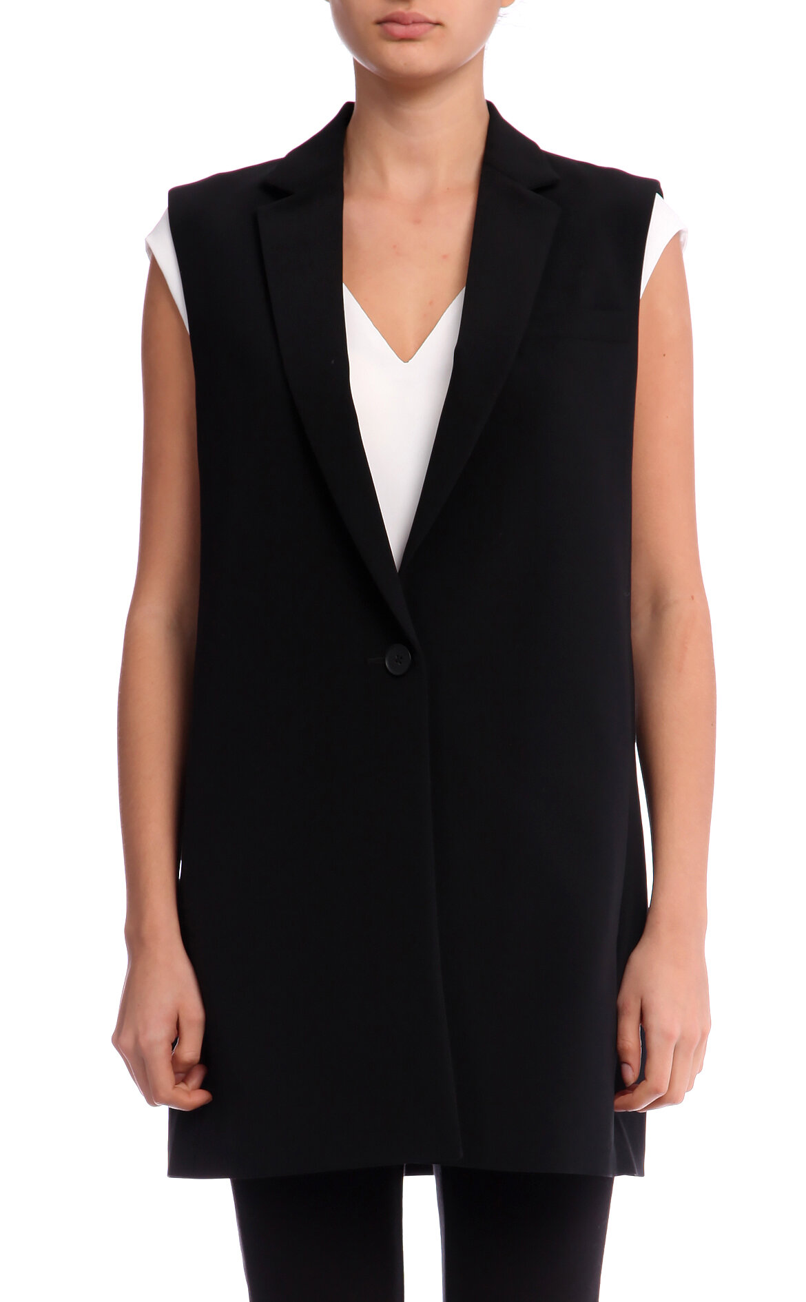 DKNY-DKNY Siyah Yelek