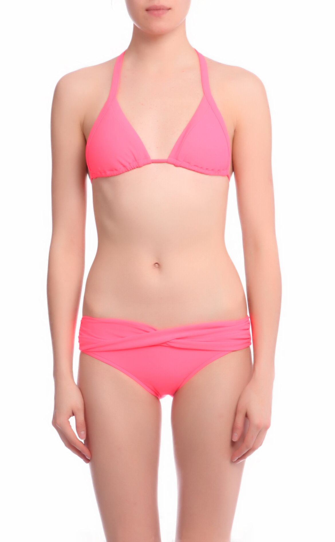 Seafolly-Seafolly Pembe Bikini Üstü