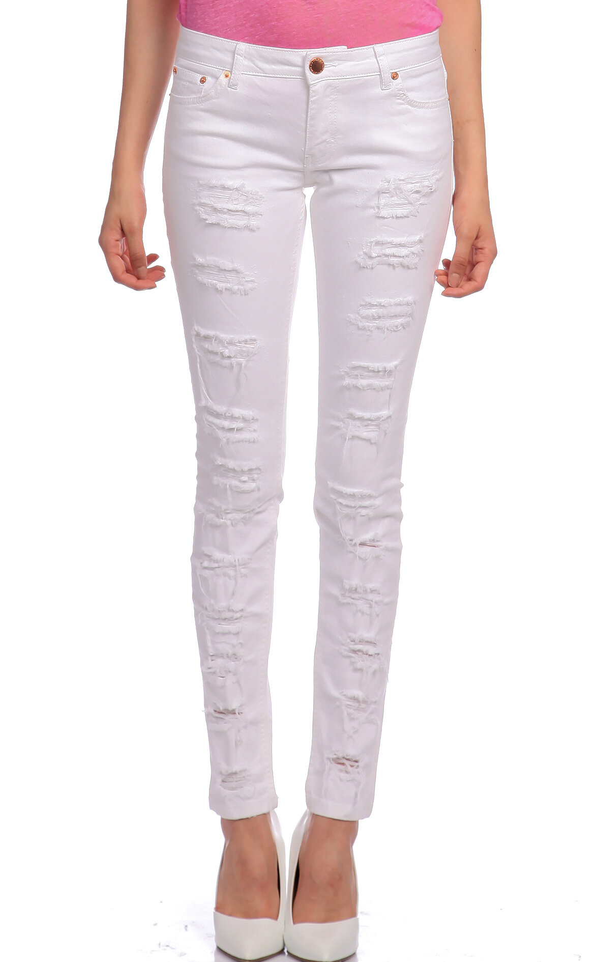 Maje-Maje Beyaz Jean Pantolon