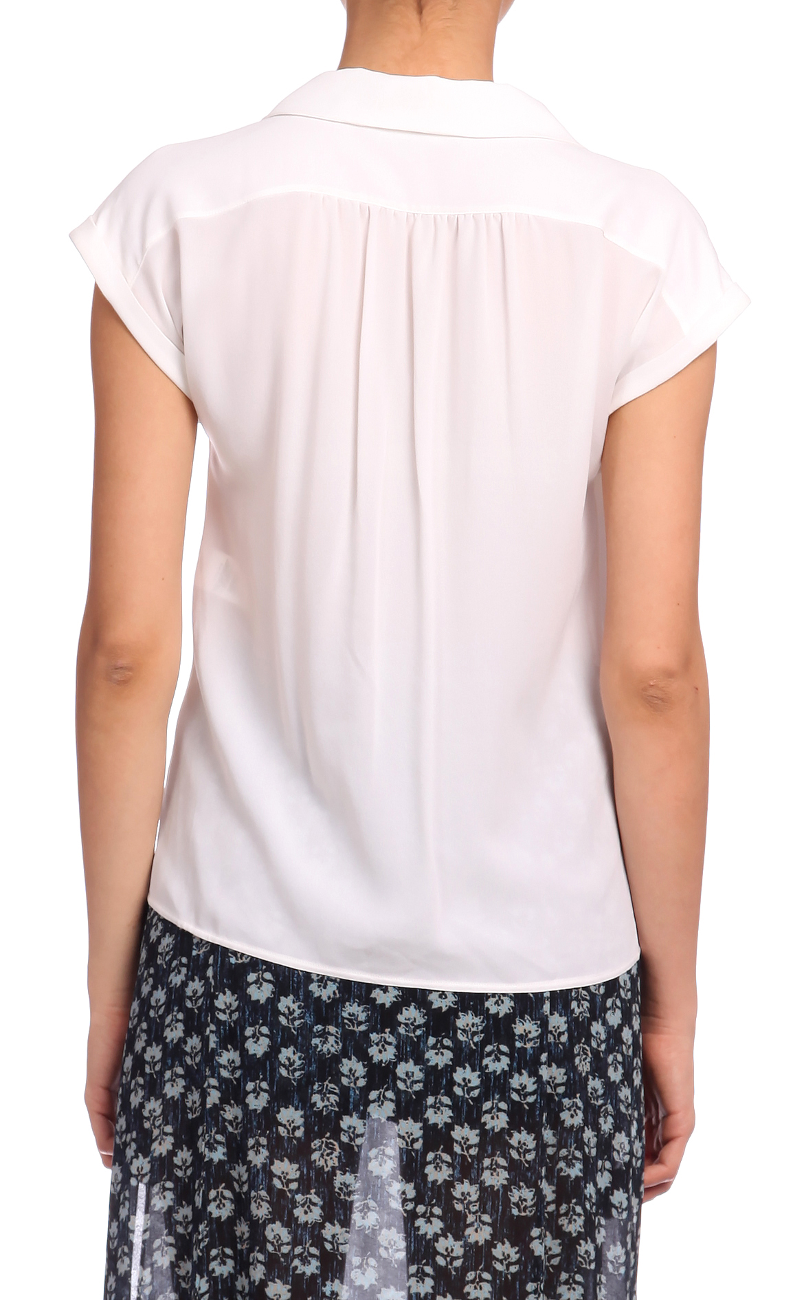 Michael Kors Collection-Michael Kors Collection Beyaz Bluz