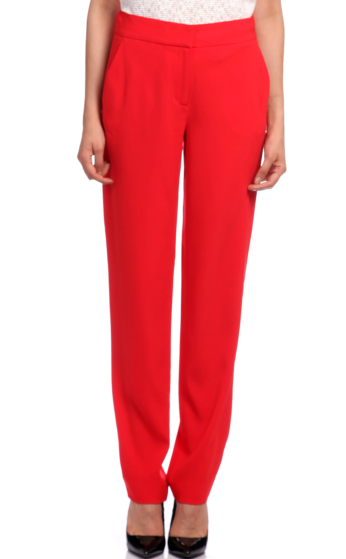 DKNY-DKNY Kırmızı Pantolon