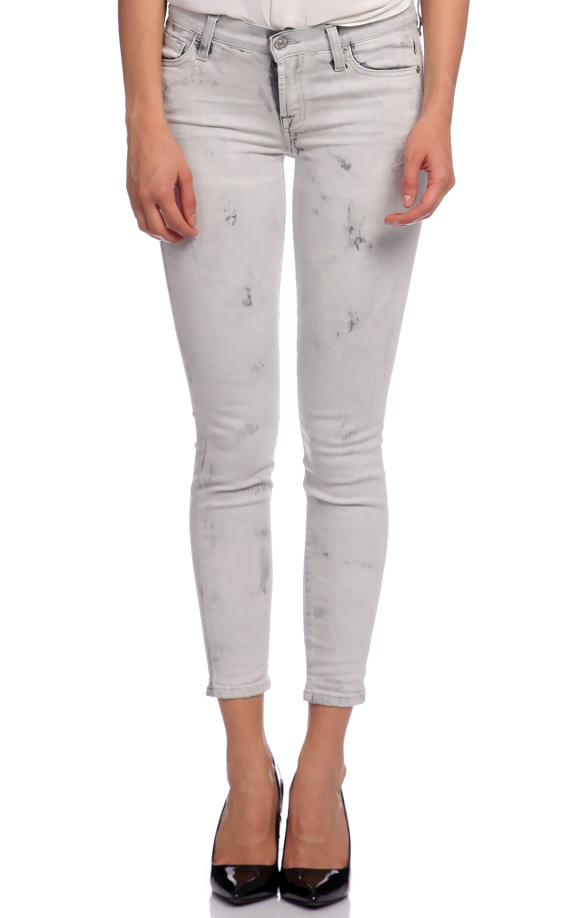 7 For All Mankind-7 For All Mankind Gri Jean Pantolon