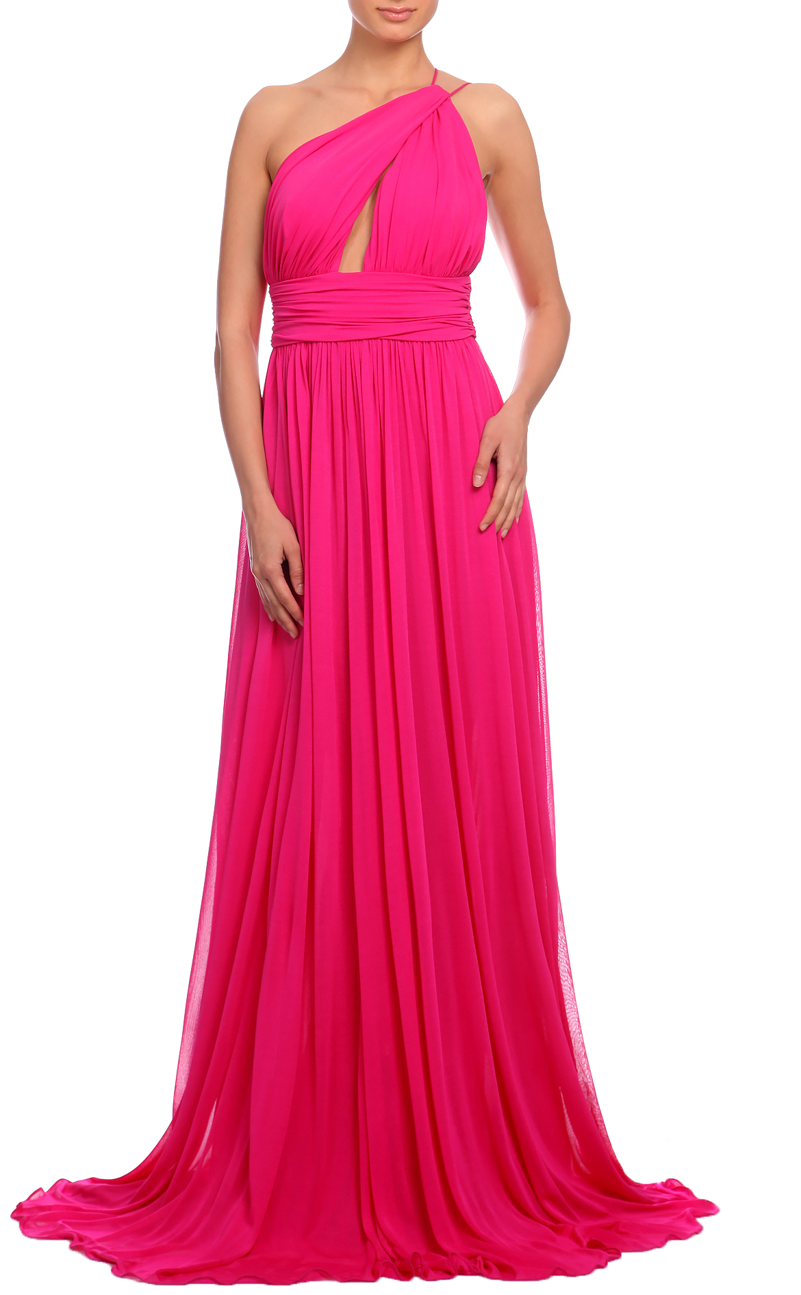 Michael Kors Collection-Michael Kors Collection Pembe Gece Elbisesi