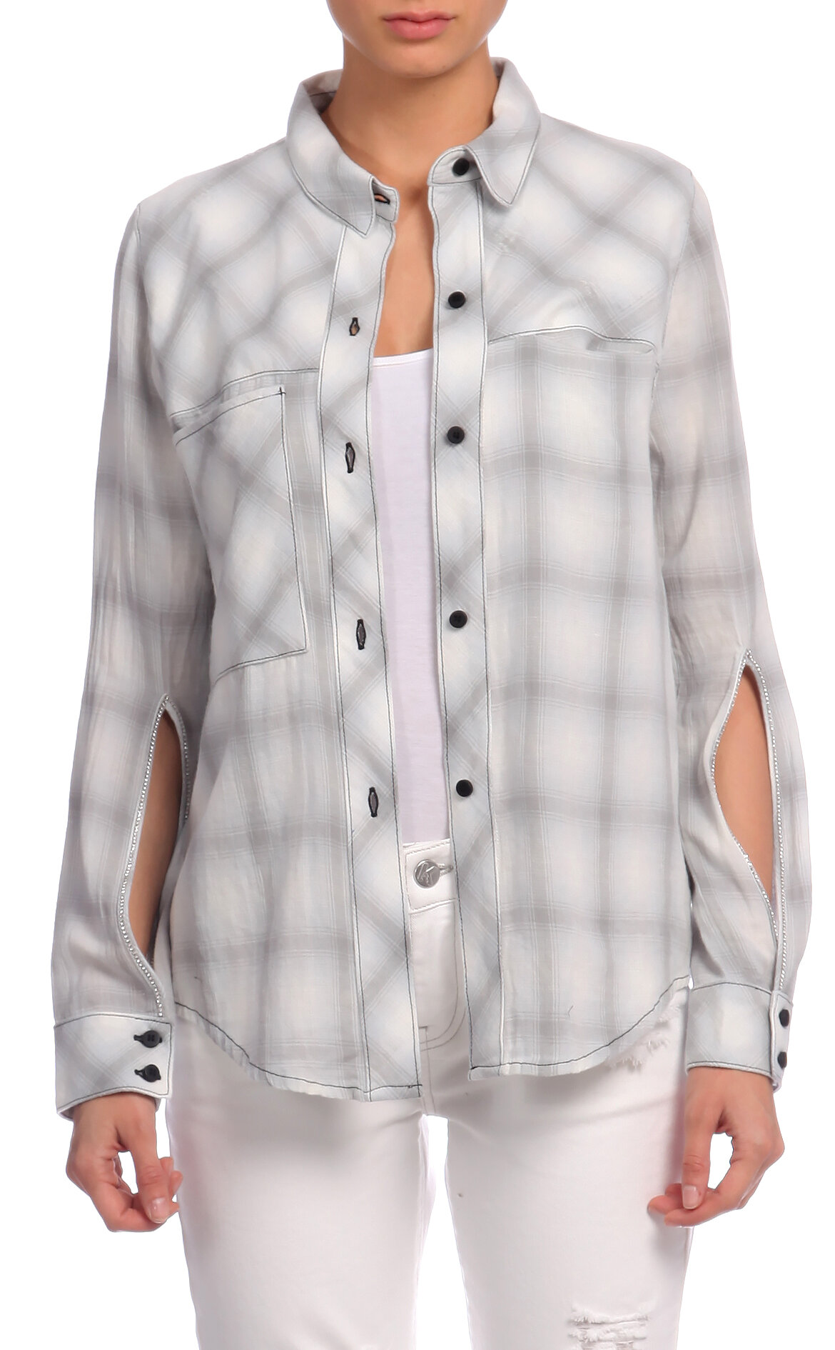 Filles à Papa-Filles à Papa Gri Gömlek