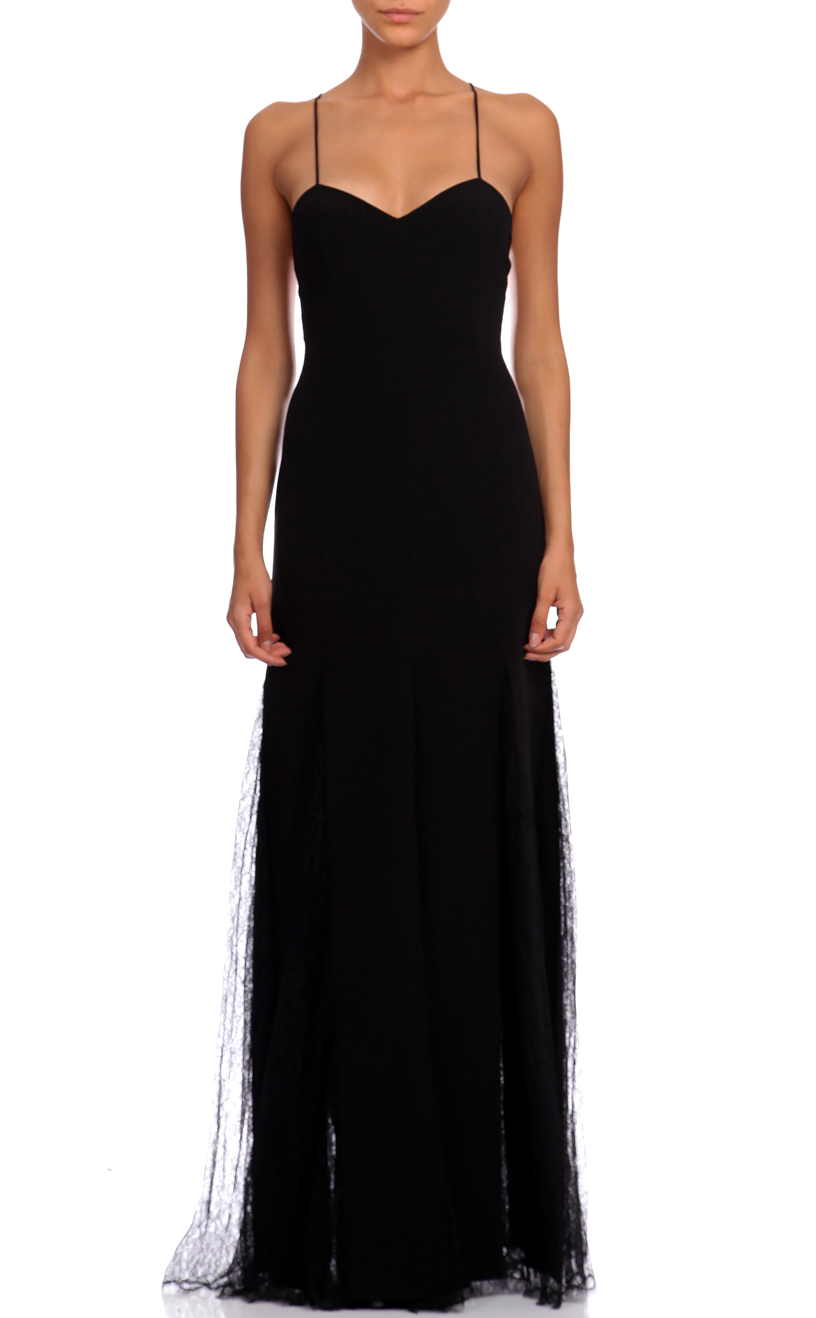 Michael Kors Collection-Michael Kors Collection Siyah Gece Elbisesi