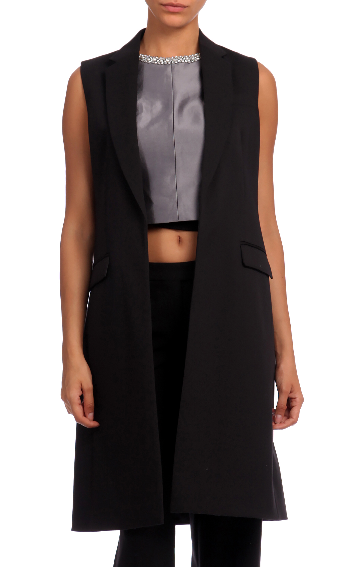 Michael Kors Collection-Michael Kors Collection Siyah Yelek