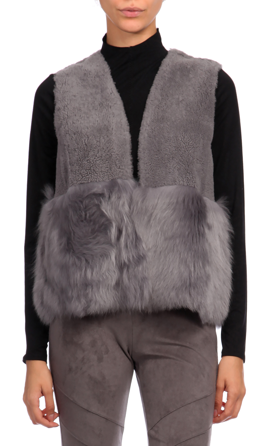 Elie Tahari-Elie Tahari Kürk Yelek