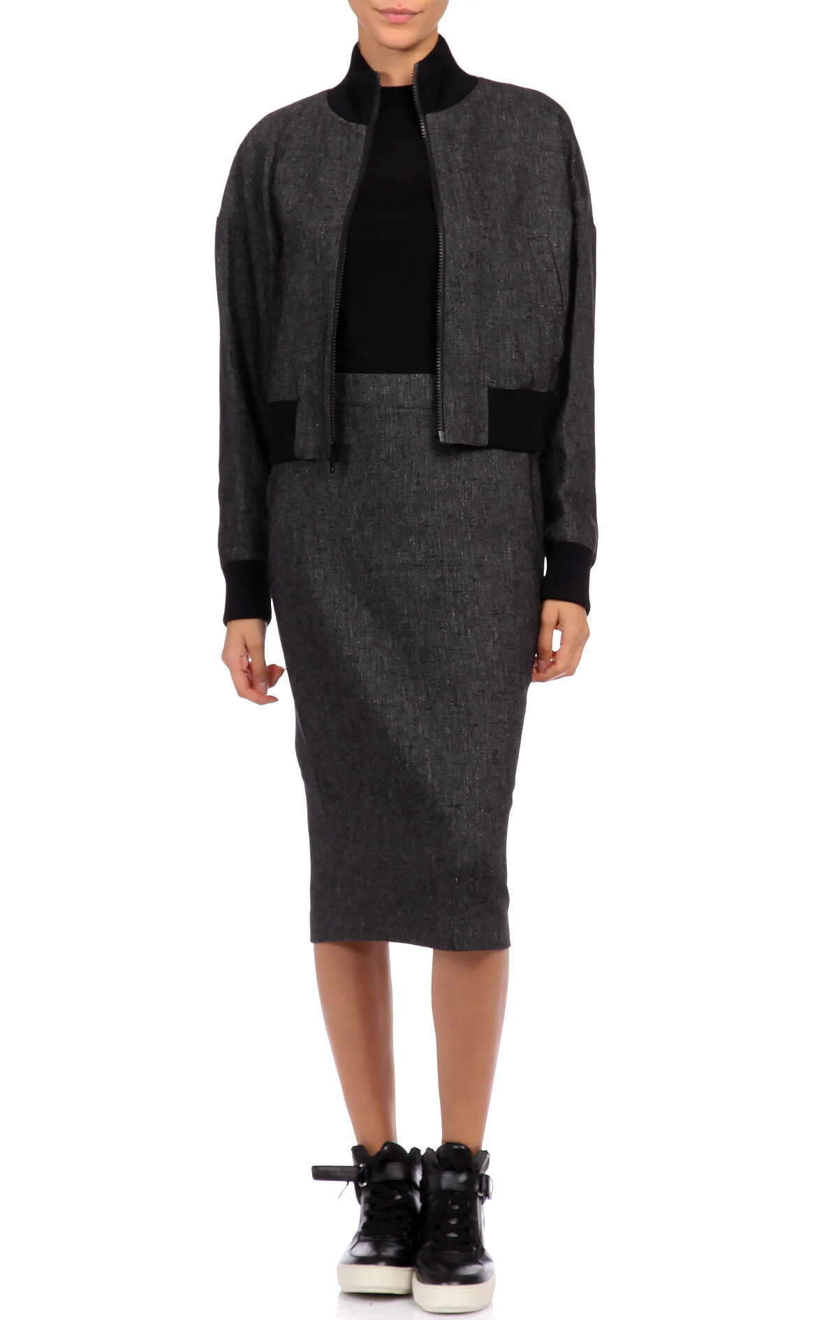 DKNY-DKNY Siyah Etek