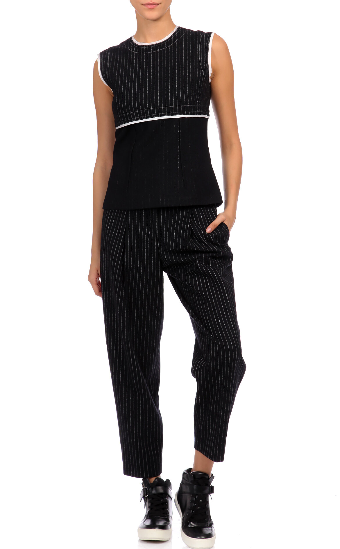 DKNY-DKNY Siyah Pantolon