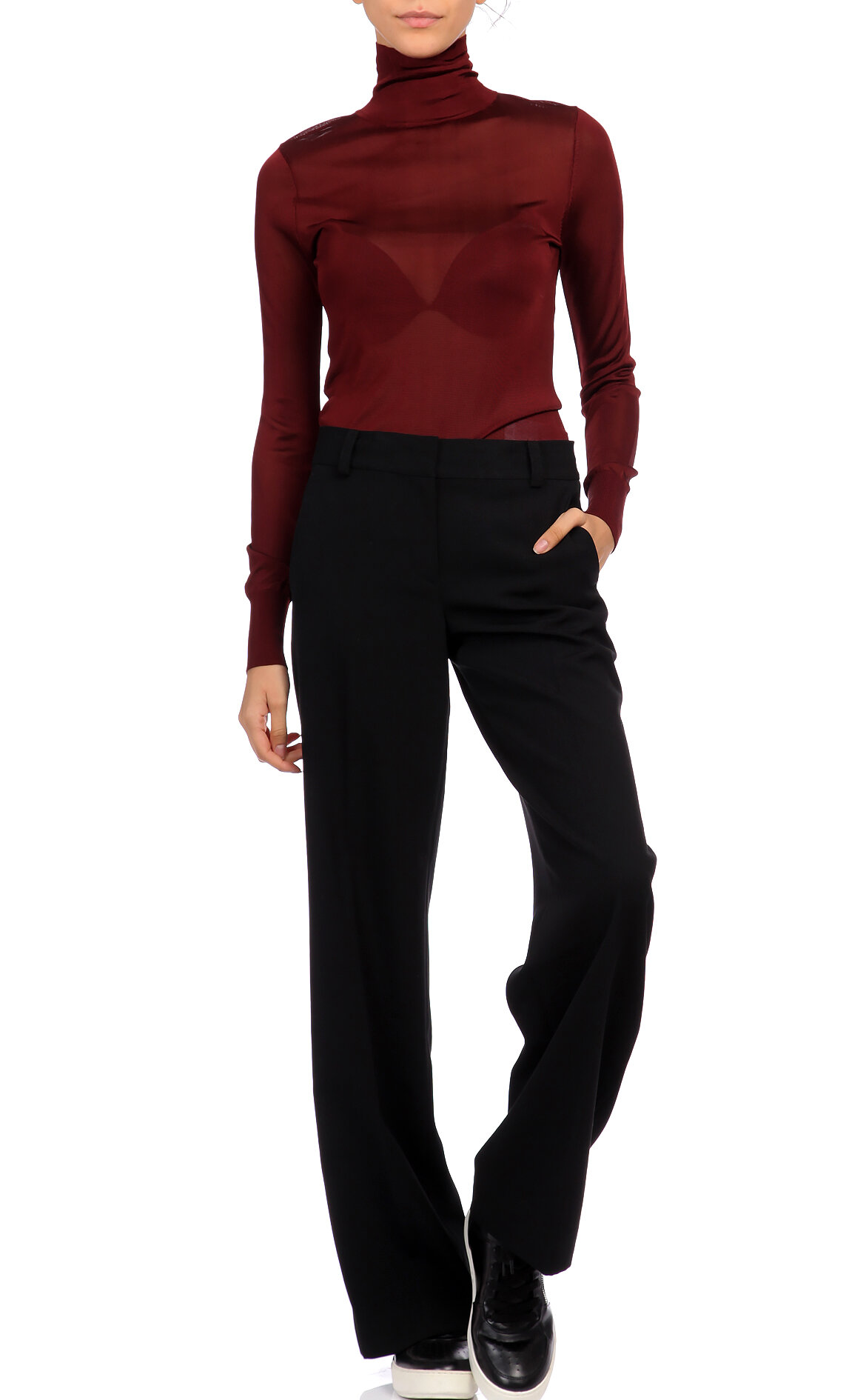 DKNY-DKNY Siyah Pantolon