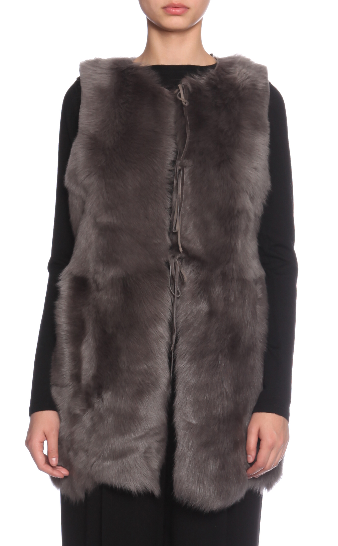 Elie Tahari-Elie Tahari Kahverengi Kürk