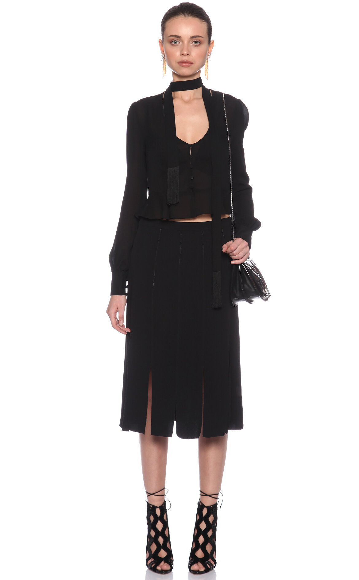 Rachel Zoe-Rachel Zoe Siyah Etek