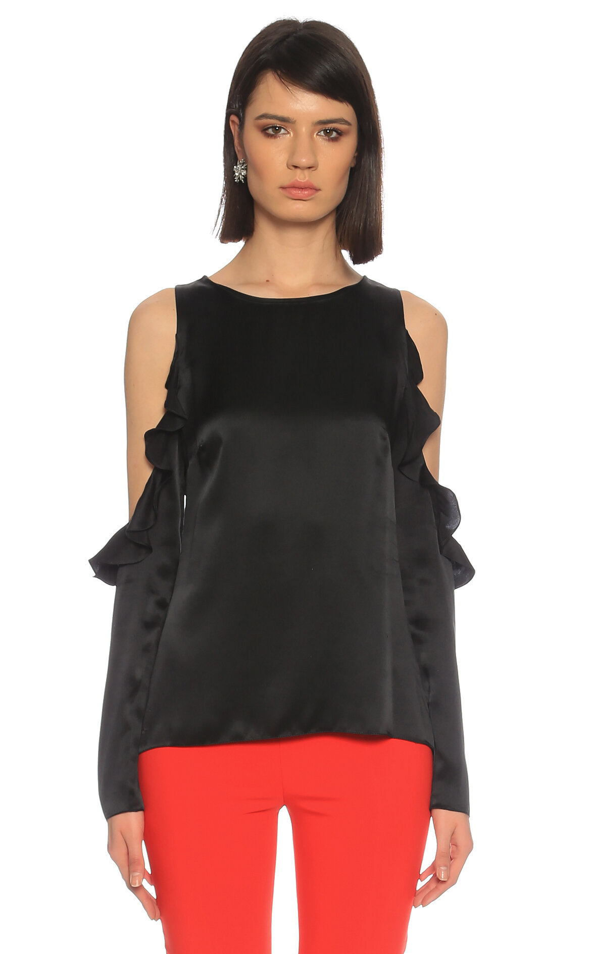 Cushnie et Ochs-Cushnie et Ochs Siyah Bluz