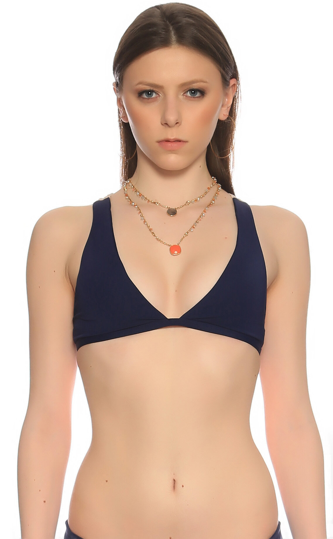 LSPACE-LSPACE Lacivert Bikini Üstü