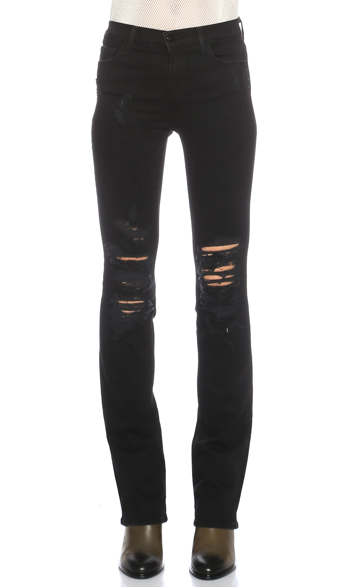 J Brand-J Brand Siyah Jean Pantolon J Brand-J Brand Siyah Jean Pantolon
