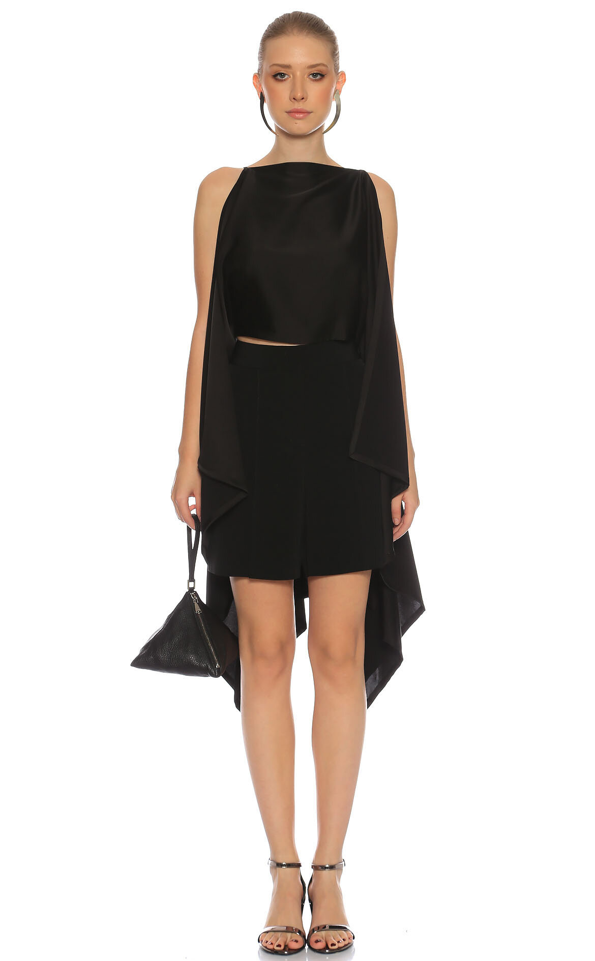 DKNY-DKNY Siyah Bluz