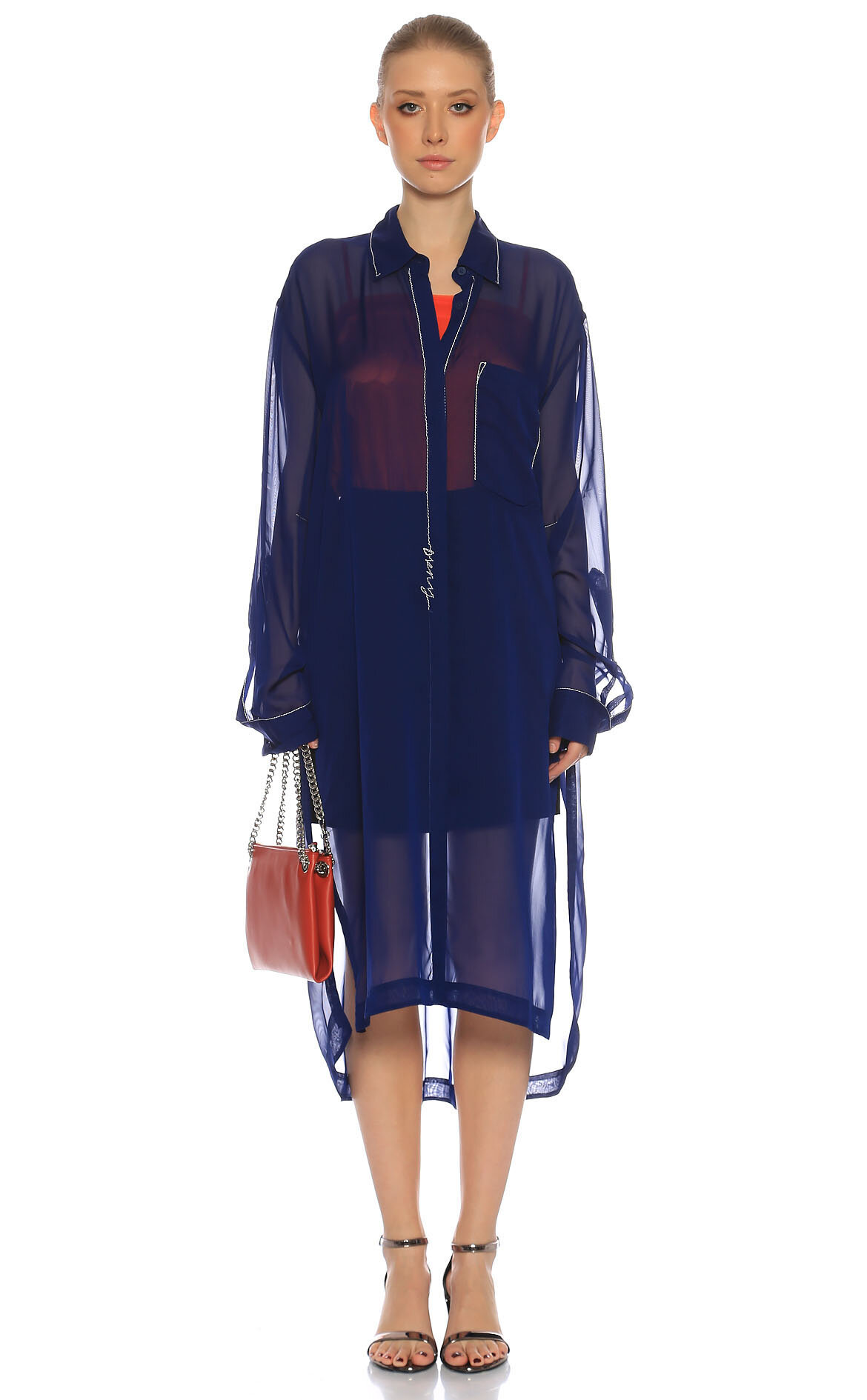 DKNY-DKNY Lacivert Gömlek