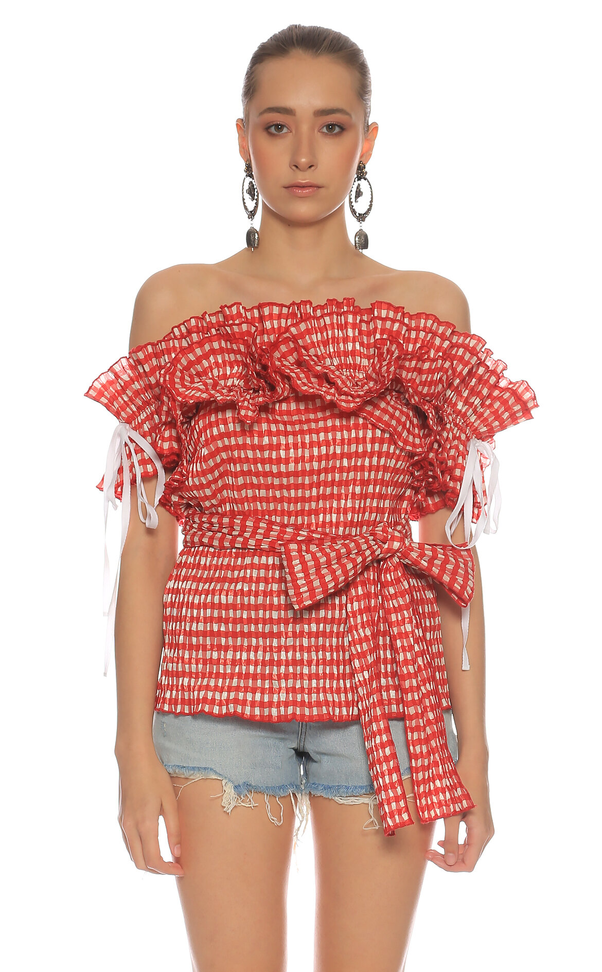 Rosie Assoulin-Rosie Assoulin Renkli Bluz