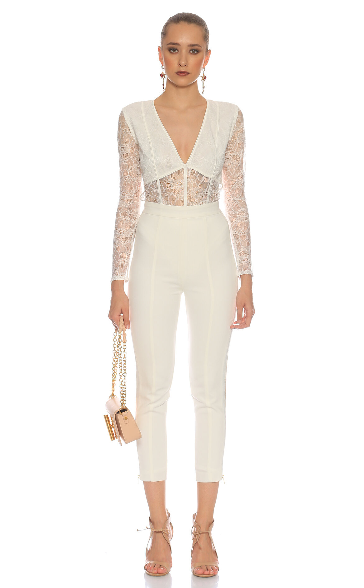 Misha-Misha Ekru Pantolon