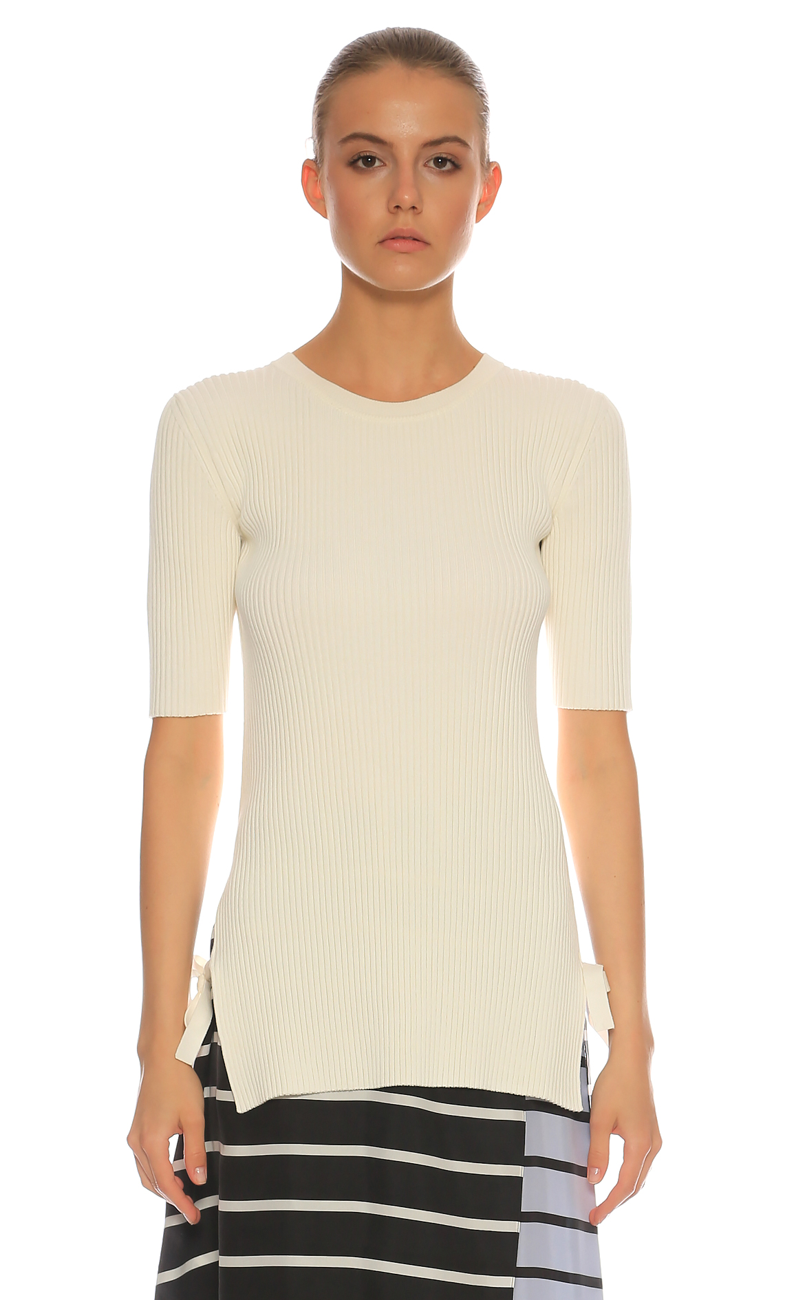 Akris Punto-Akris Punto Krem Rengi Sweatshirt