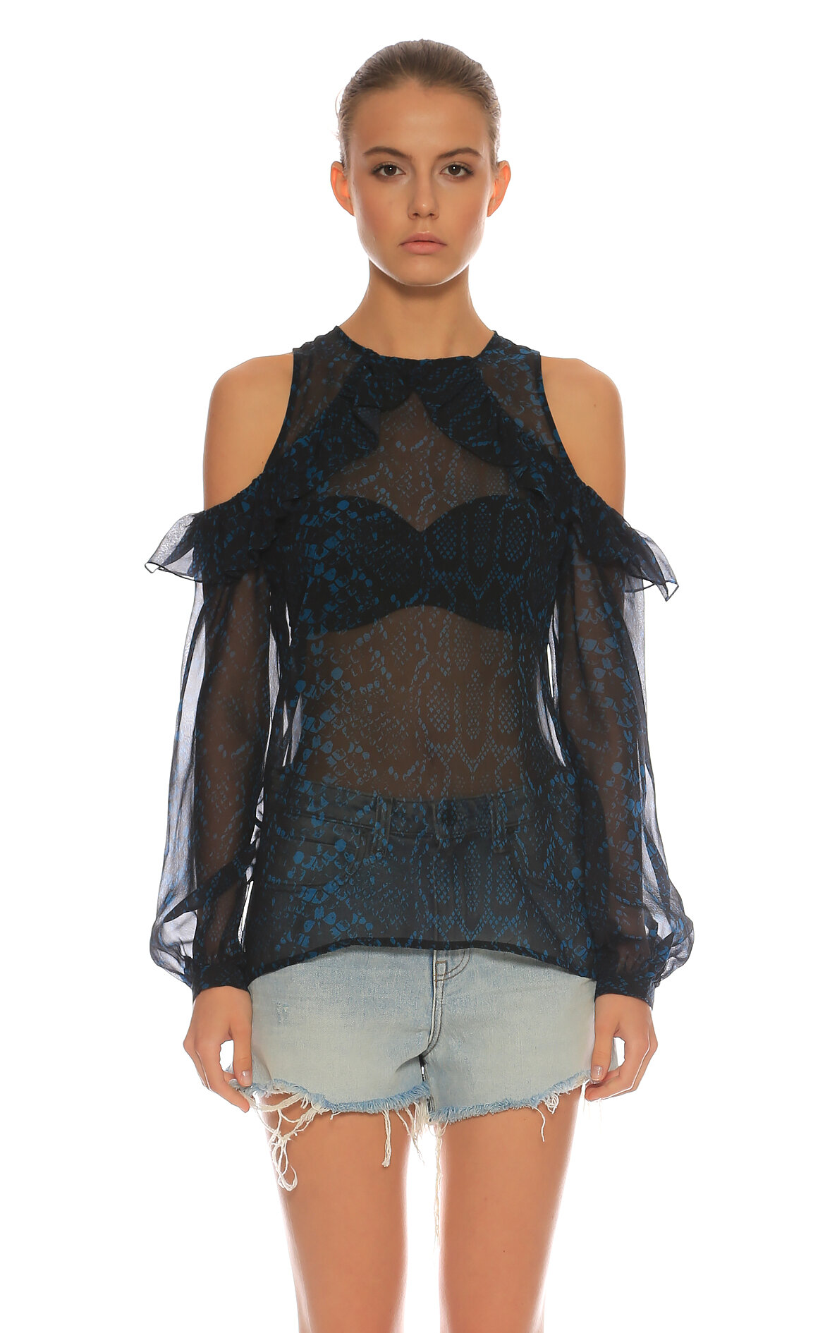 Preen-Preen Lacivert Bluz