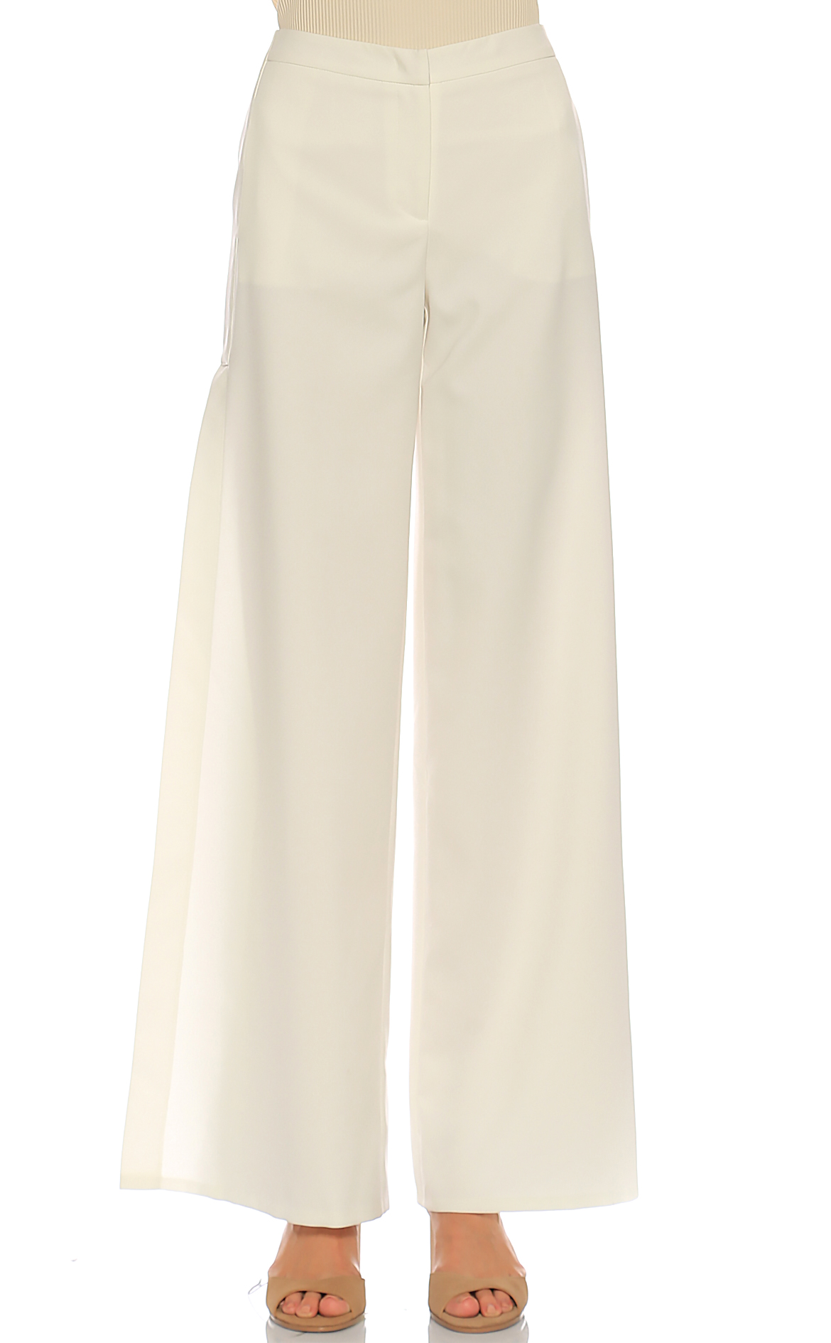 Blumarine-Blumarine Beyaz Pantolon