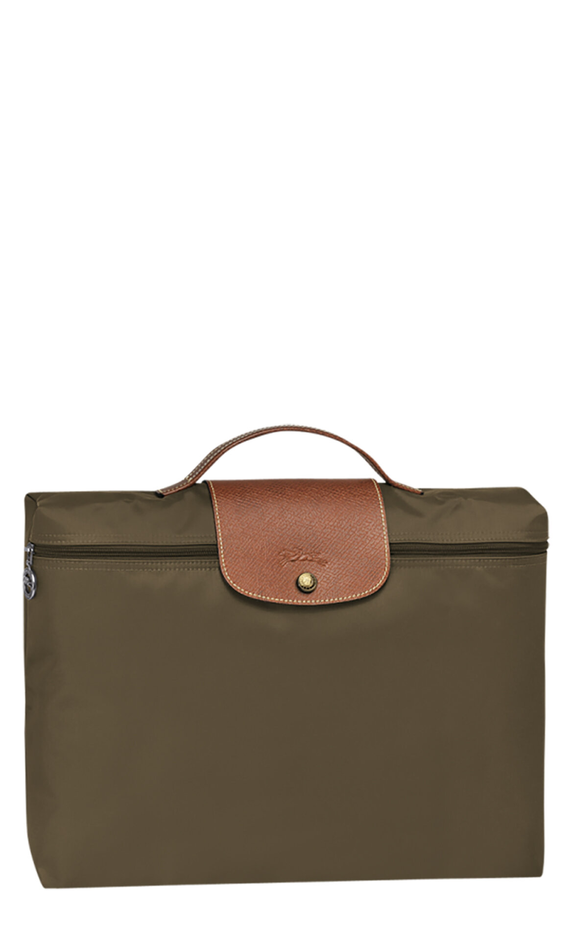Longchamp-Longchamp Haki Evrak Çantası