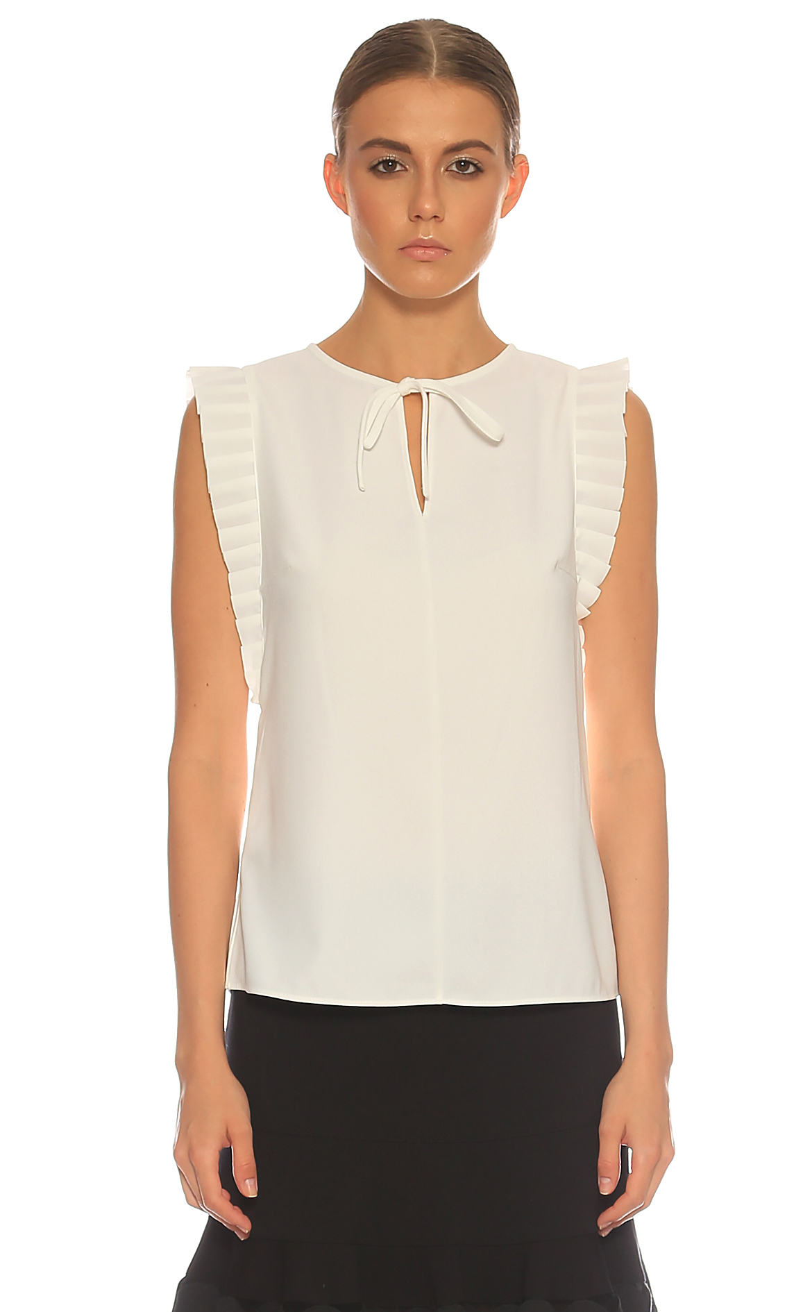 Akris Punto-Akris Punto Krem Rengi Bluz