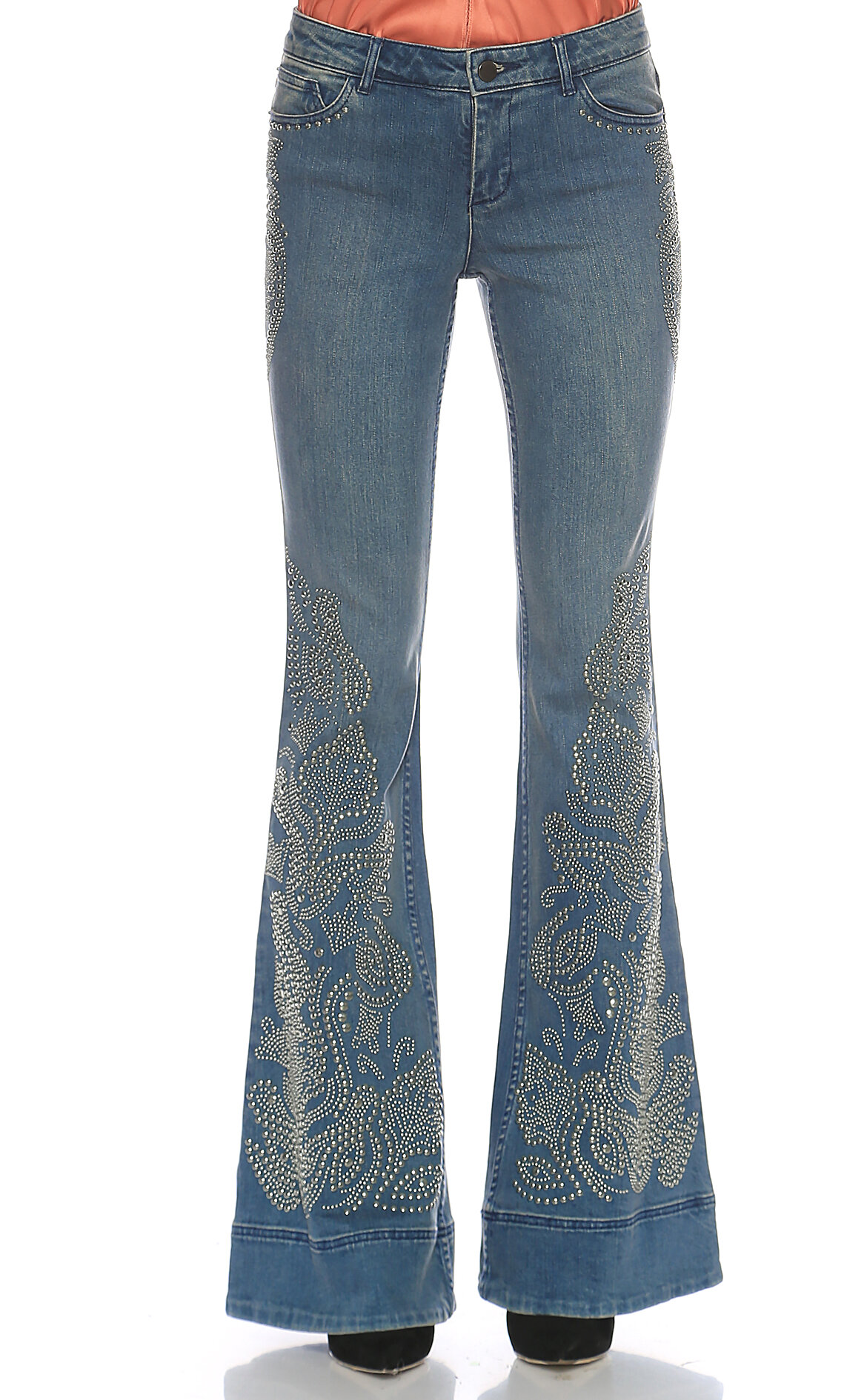 Alice & Olivia-Alice & Olivia Mavi Jean Pantolon