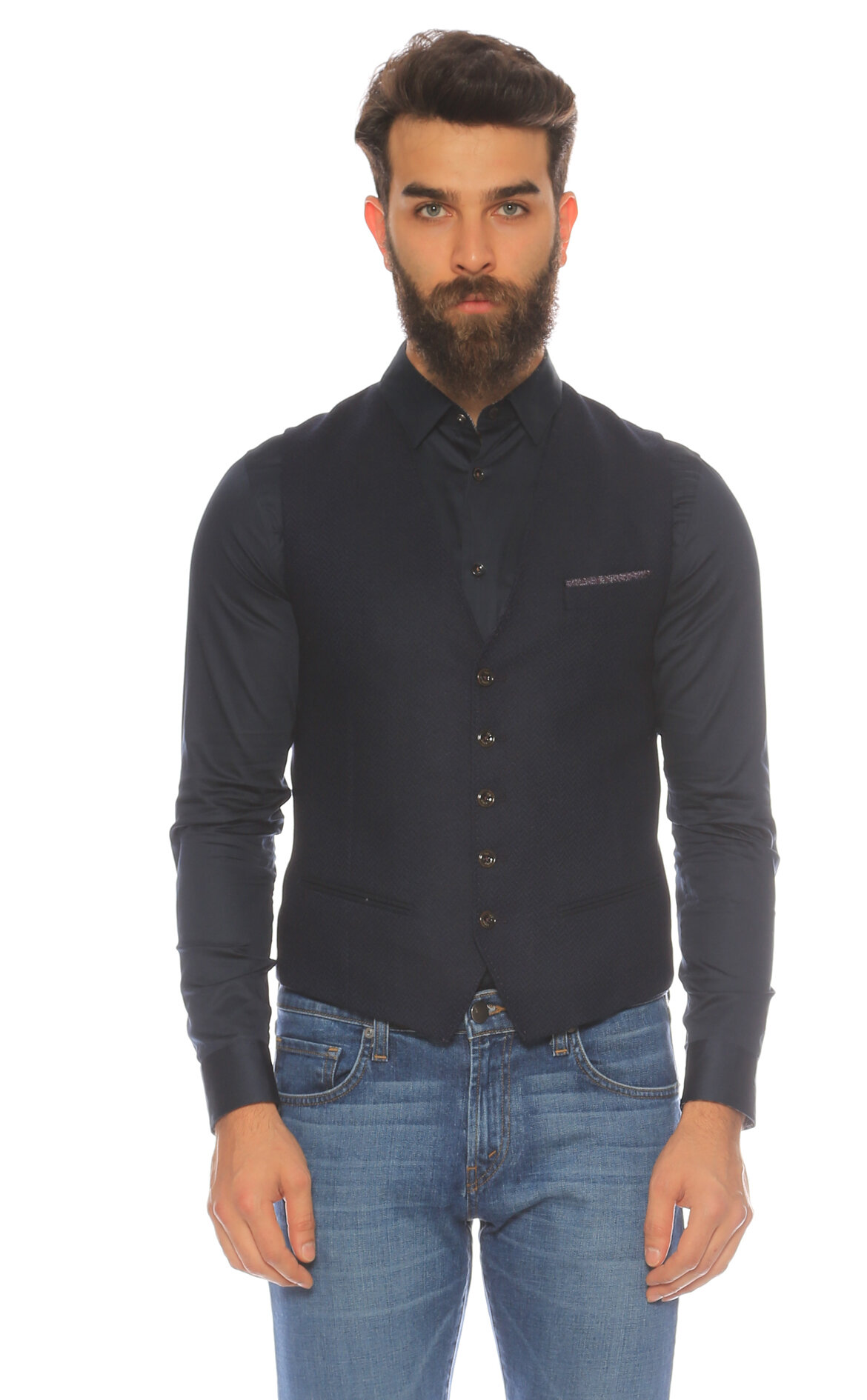 Ted Baker-Ted Baker Lacivert Yelek