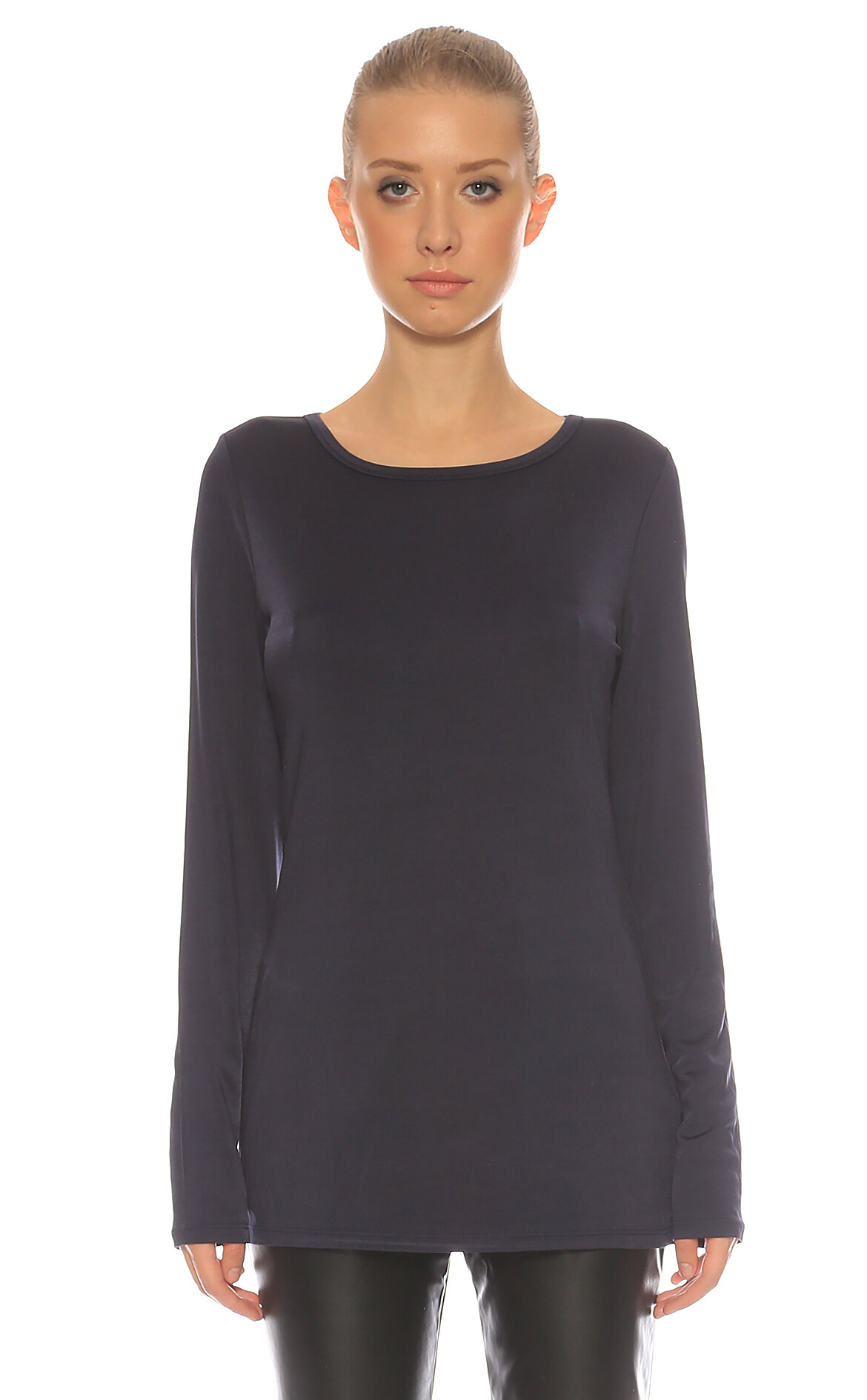 DKNY-DKNY Lacivert Bluz