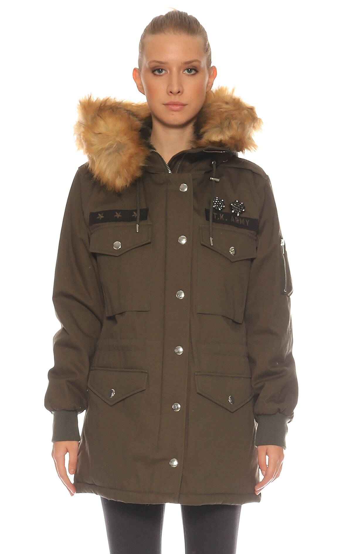 The Kooples -The Kooples  Haki Parka
