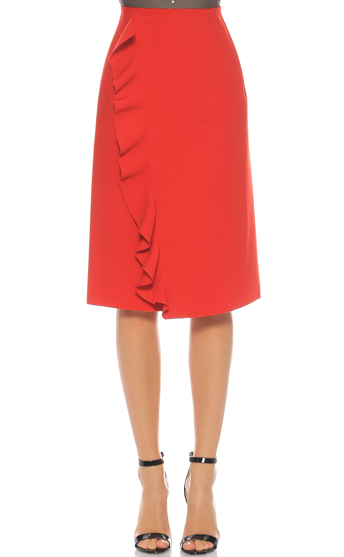 MSGM-MSGM Kırmızı Etek