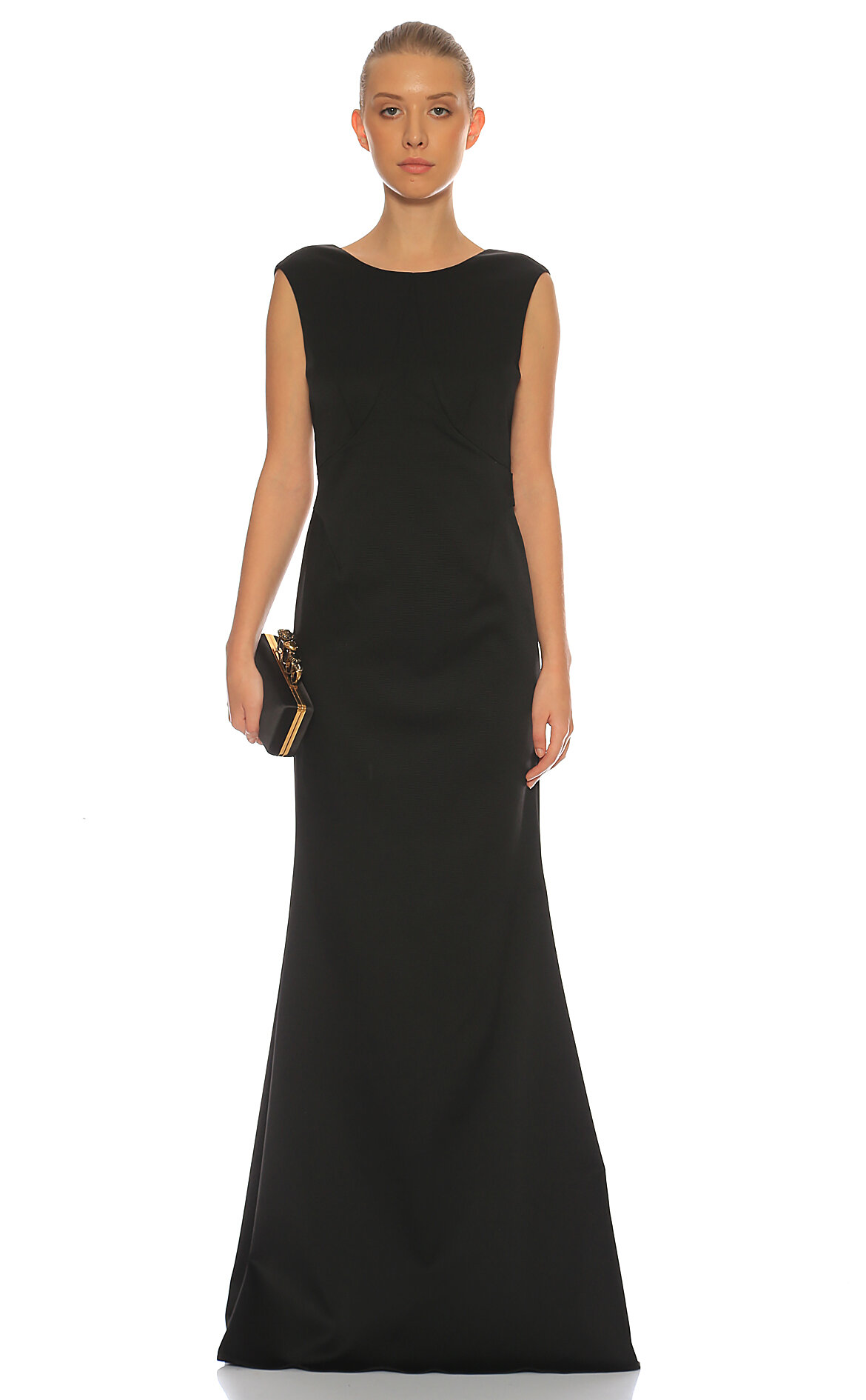 Zac Zac Posen-Zac Zac Posen Siyah Gece Elbisesi