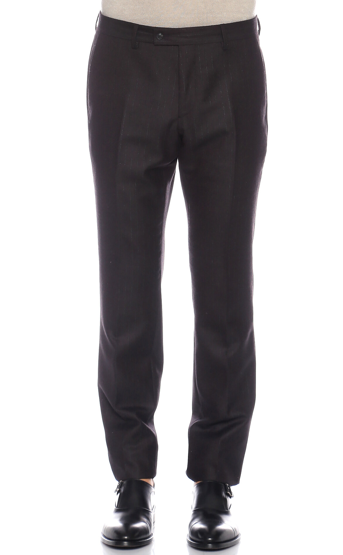 John Varvatos-John Varvatos Bordo Pantolon