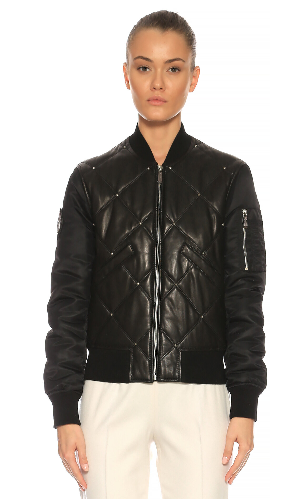 Barbara Bui-Barbara Bui Siyah Bomber Ceket