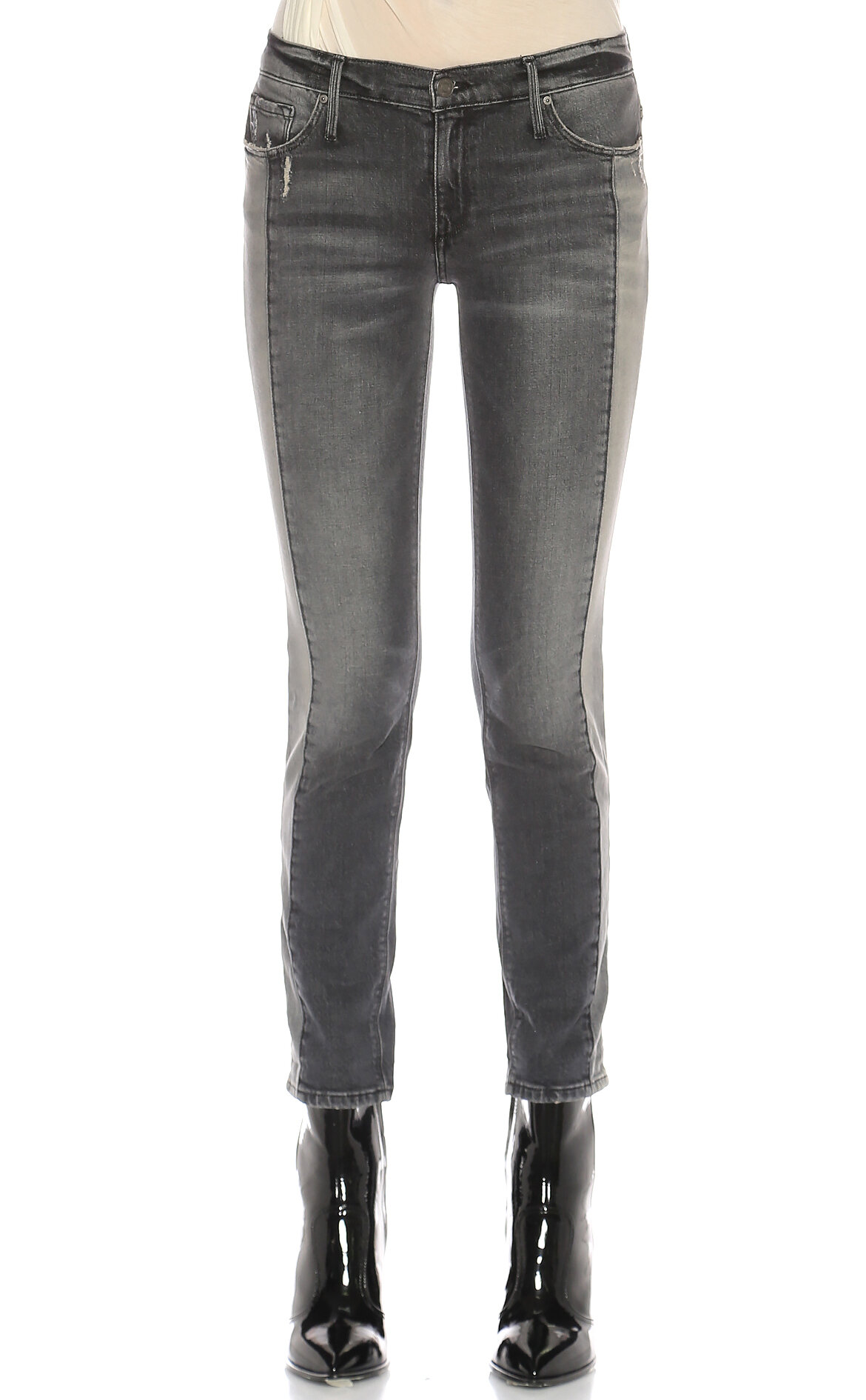 Black Orchid-Black Orchid Gri Jean Pantolon