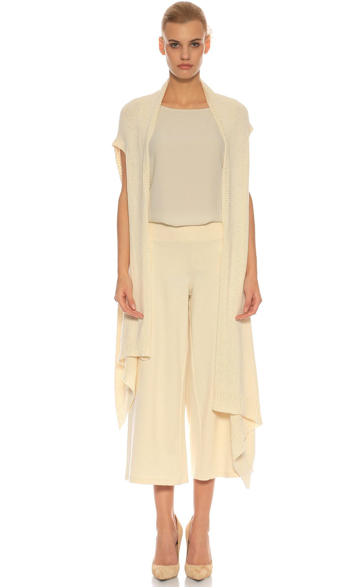 Eileen Fisher-Eileen Fisher Beyaz Hırka