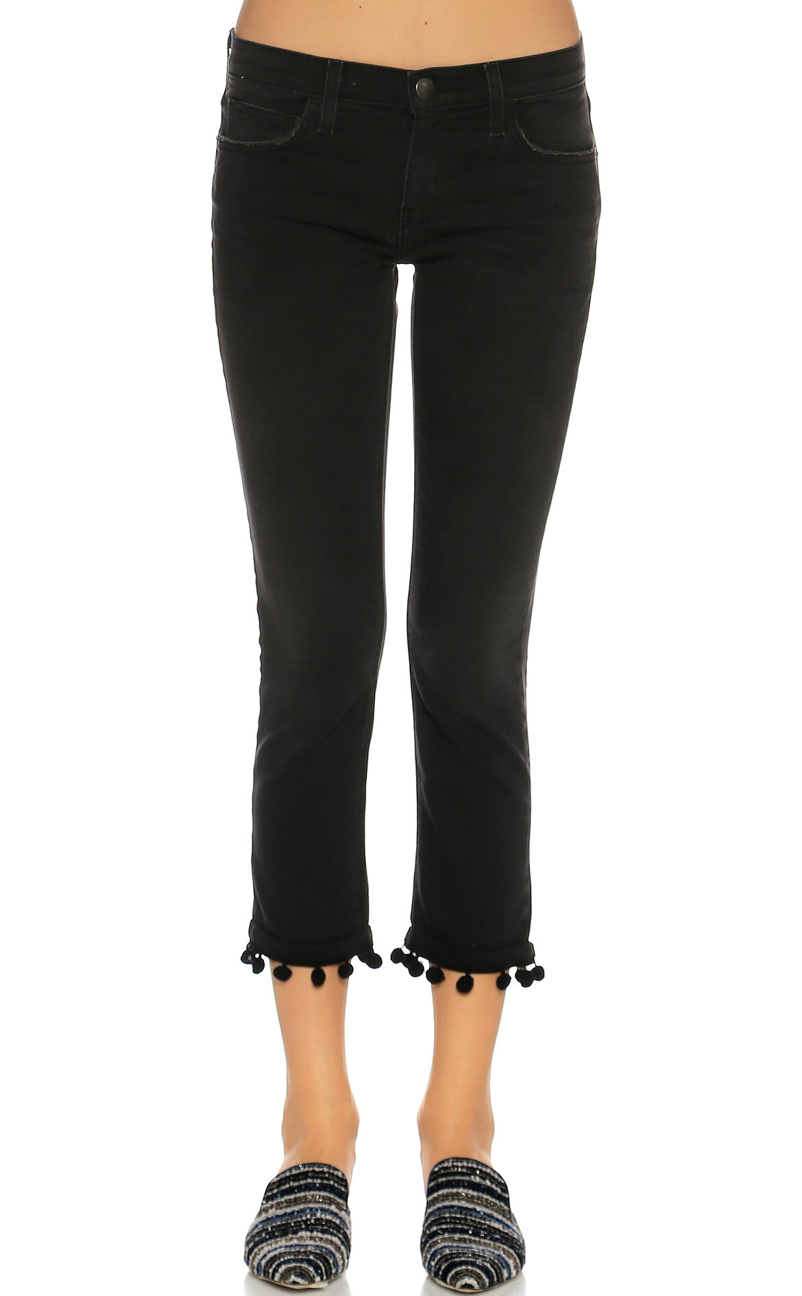 Current Elliot-Current Elliot Gri Jean Pantolon