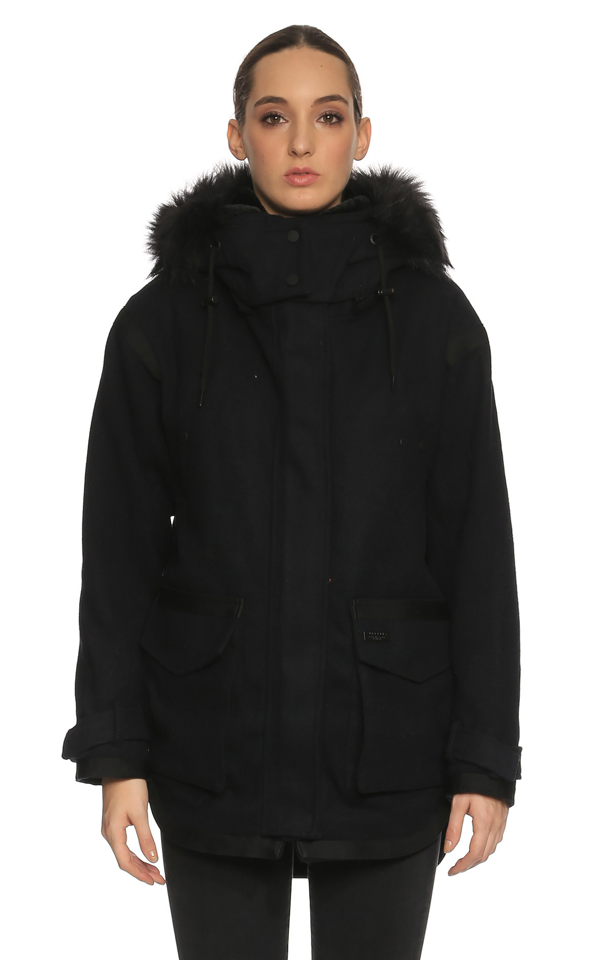 Superdry-Superdry Lacivert Parka