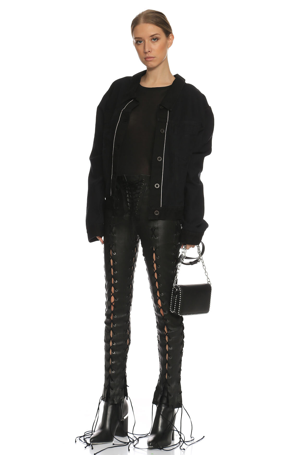 Unravel Project-Unravel Project Siyah Jean Ceket