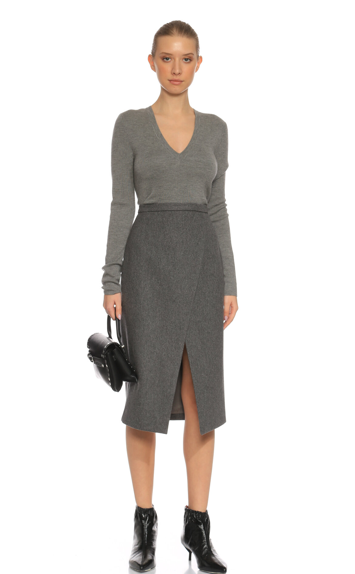 Michael Kors Collection-Michael Kors Collection Gri Etek