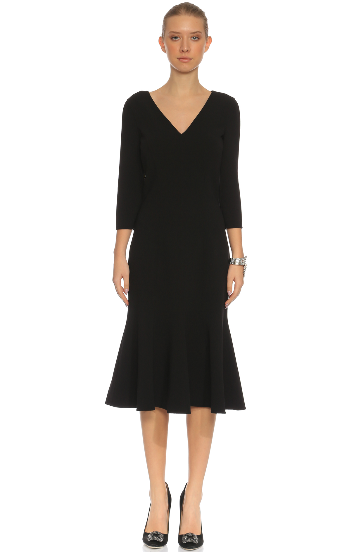 Michael Kors Collection-Michael Kors Collection Siyah Elbise