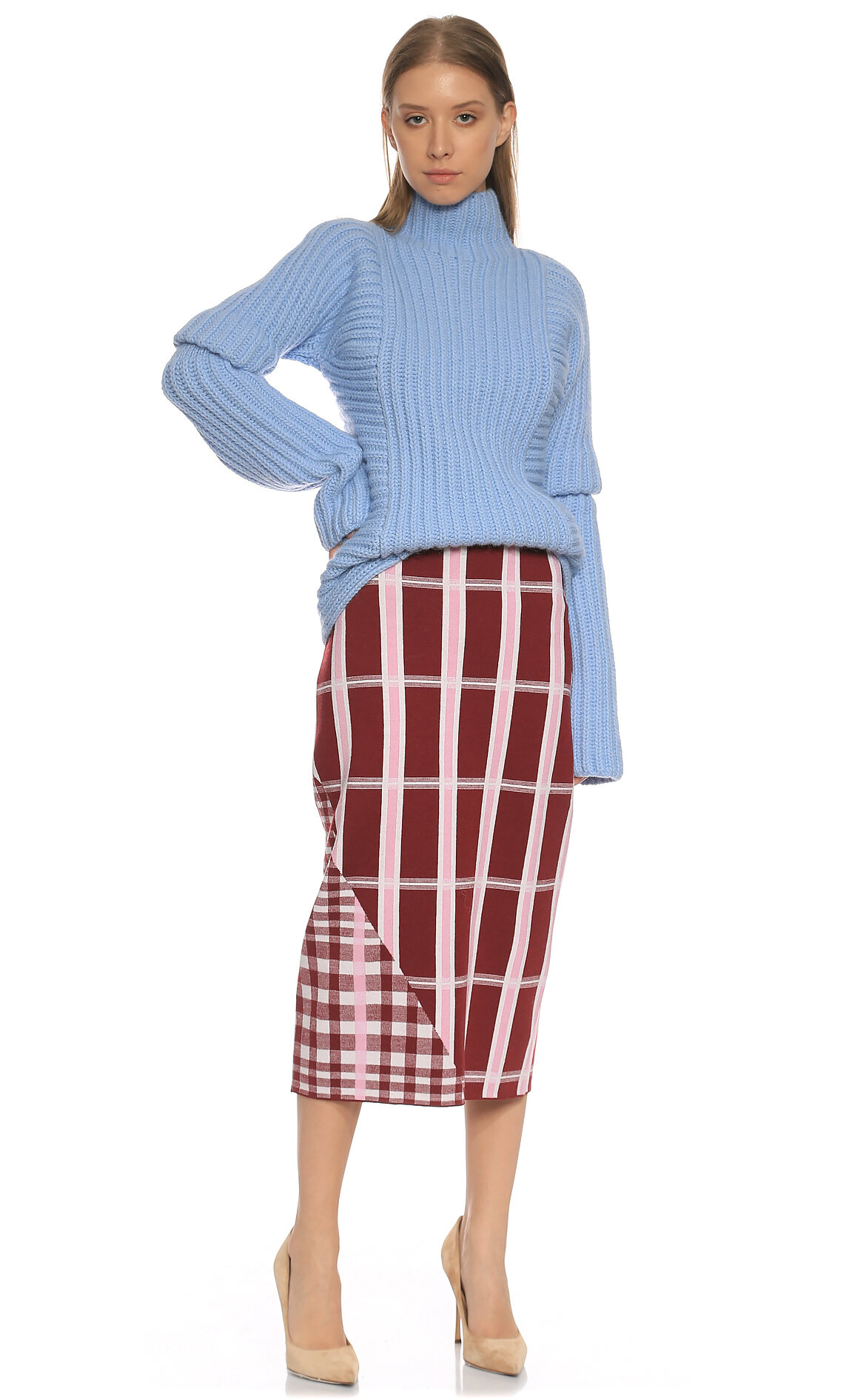 Victoria Beckham-Victoria Beckham Pembe Etek