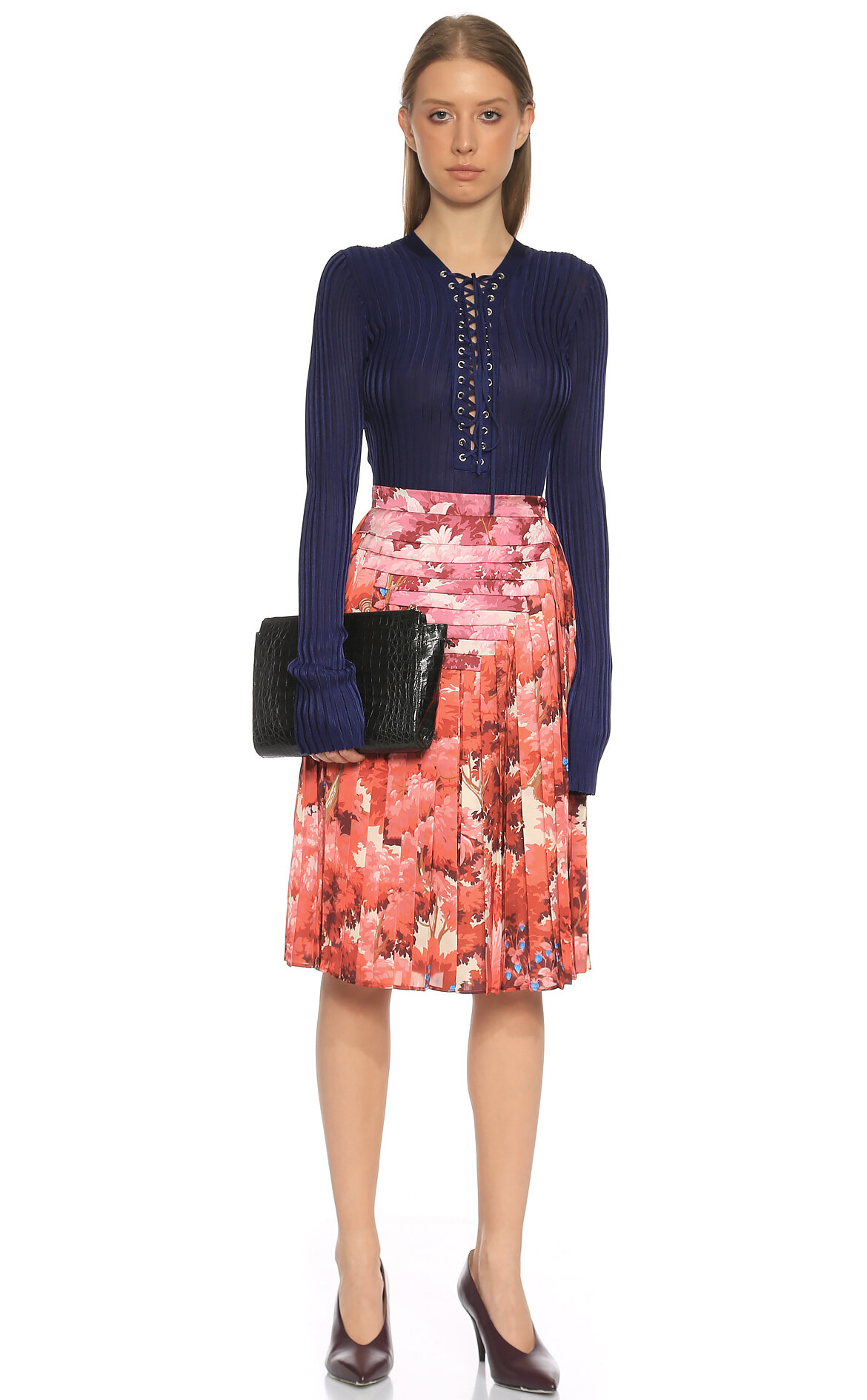 Marco De Vincenzo-Marco De Vincenzo Renkli Etek