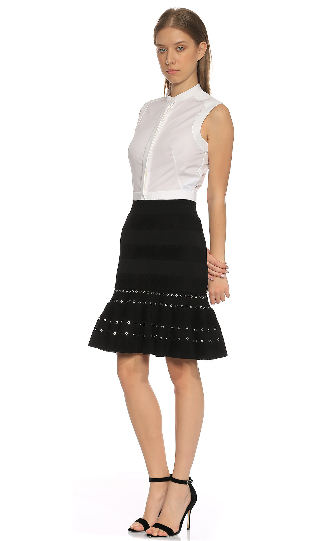 Alexander McQueen-Alexander McQueen Siyah Etek