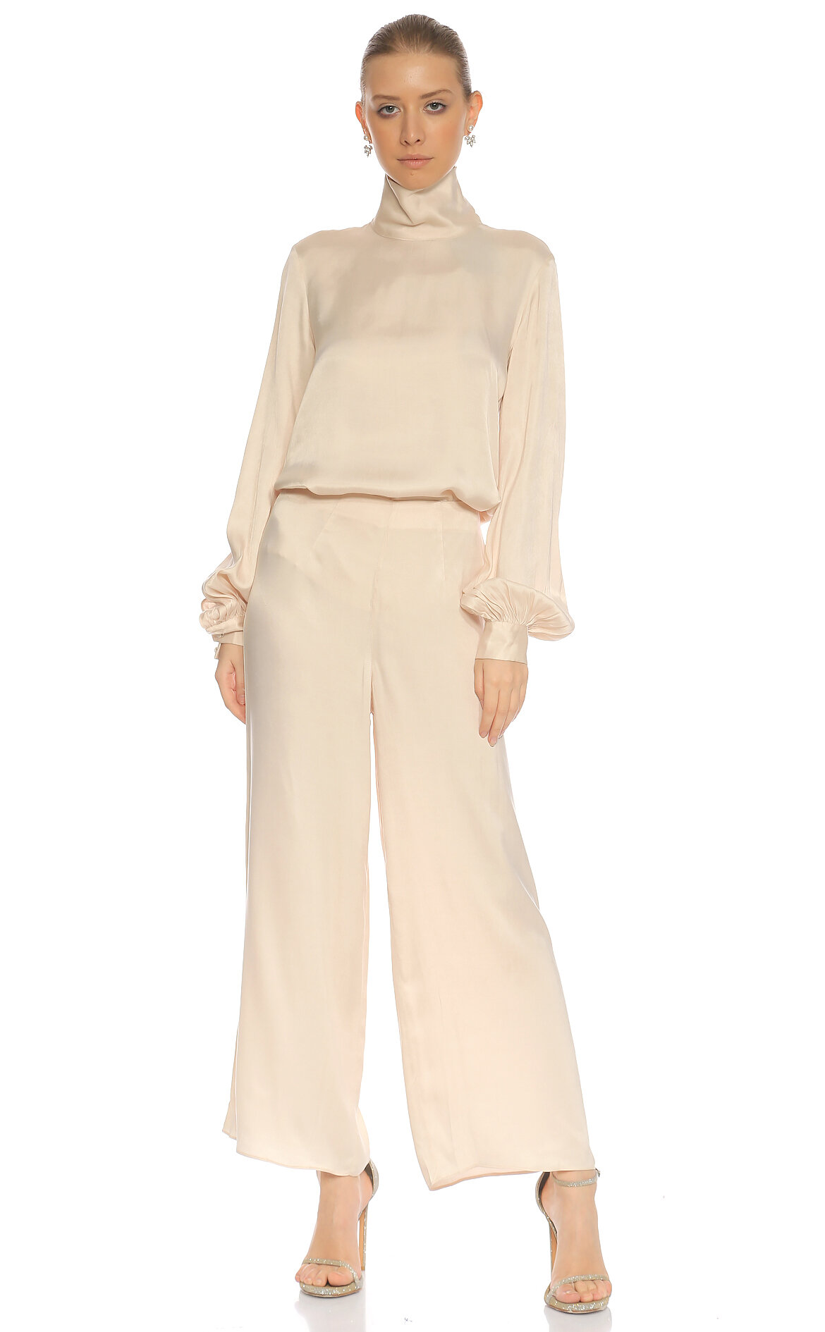 LPA-LPA Krem Rengi Pantolon