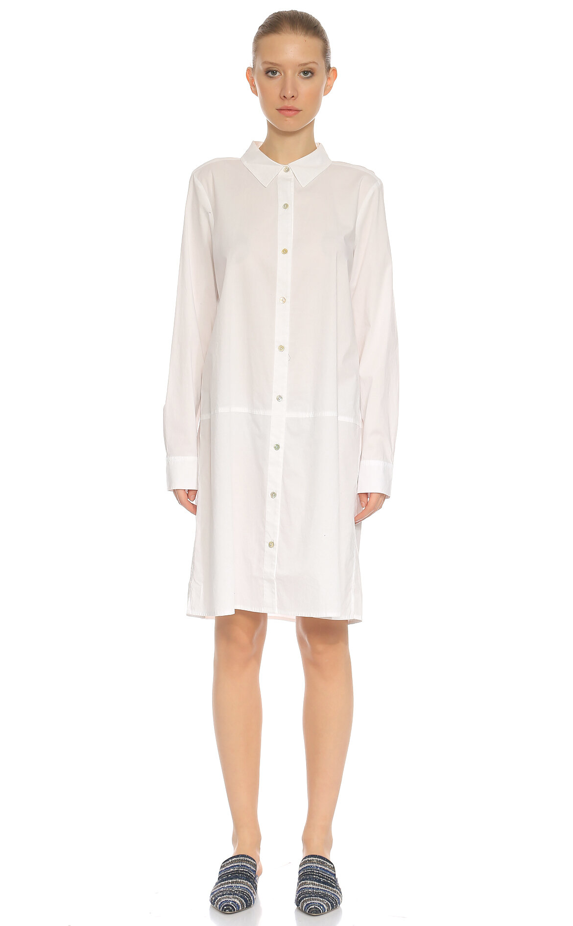 Eileen Fisher-Eileen Fisher Beyaz Gömlek